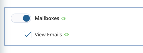 Control access to the in app mailbox – Backup Radar