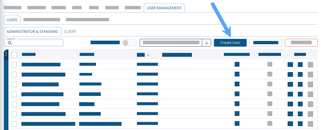 Creating a New User – Backup Radar