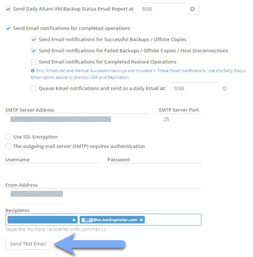Integrating With Hornetsecurity Vm Backup Emails Backup Radar
