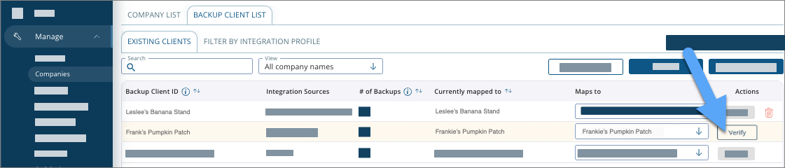 Mapping clients to their backups – Backup Radar